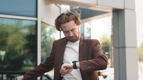 Portrait of a handsome charismatic red-h... | Stock Video | Pond5