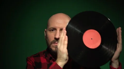 Vinyl Portrait Stock Videos – Royalty-Free HD & 4K Videos
