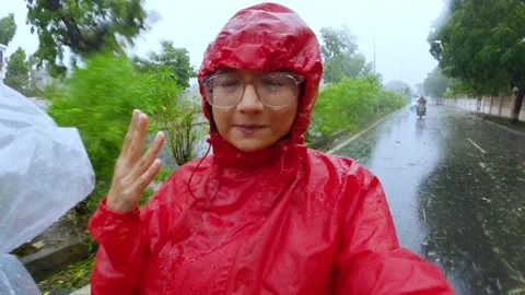 Portrait of Indian girl vlogger wearing ... | Stock Video | Pond5