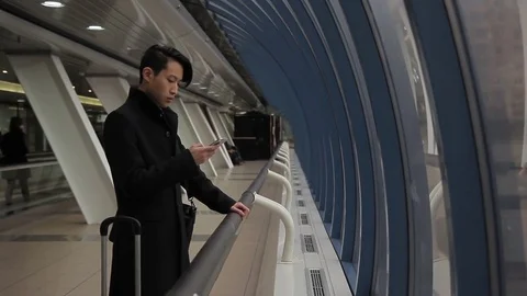 The portrait of korean man, who stands i... | Stock Video | Pond5