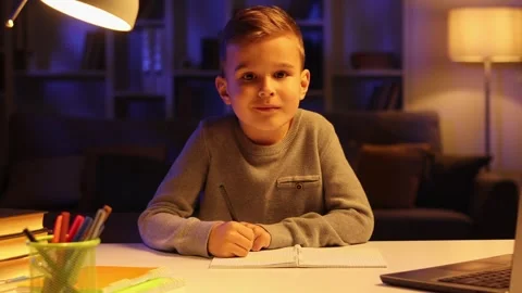 Student Little Boy Stock Videos – Royalty-Free HD & 4K Videos