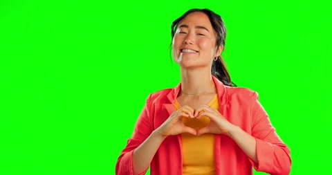 Portrait, love and sign language with as... | Stock Video | Pond5