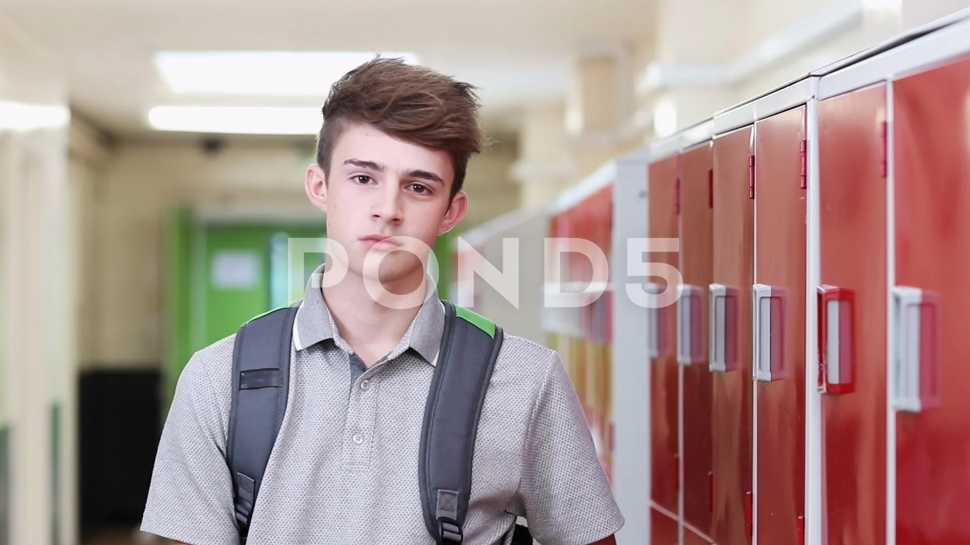 High School Boy Student