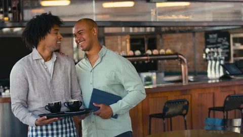 Portrait Of Male Staff Team Working In R... | Stock Video | Pond5