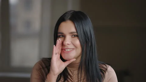 Portrait of mexican plump girl plus size... | Stock Video | Pond5