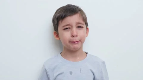portrait of an offended child a five-yea... | Stock Video | Pond5