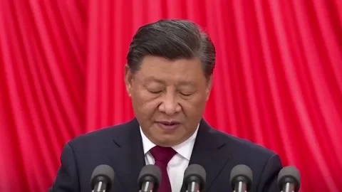 Portrait of President Xi Jinping of the ... | Stock Video | Pond5