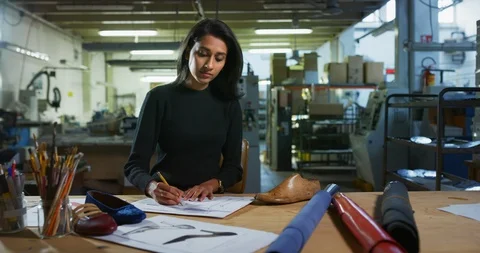 Portrait of professional fashion designe... | Stock Video | Pond5