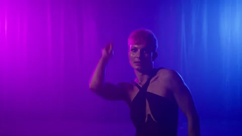 Portrait of professional performer femal... | Stock Video | Pond5