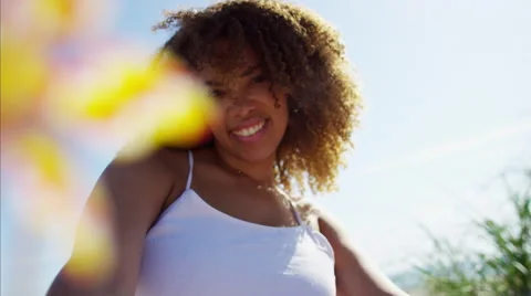 Portrait of relaxed afro hair Ethnic Afr... | Stock Video | Pond5