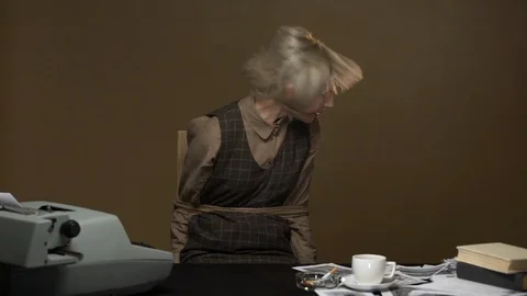 Portrait of scared female hostage trying... | Stock Video | Pond5