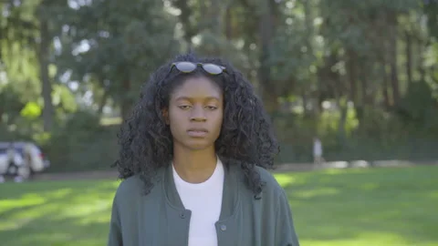 Portrait of a Stoic Female College Stude... | Stock Video | Pond5