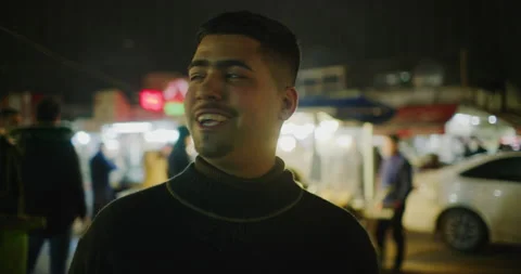 Portrait of a Street Food Vendor at Iska... | Stock Video | Pond5