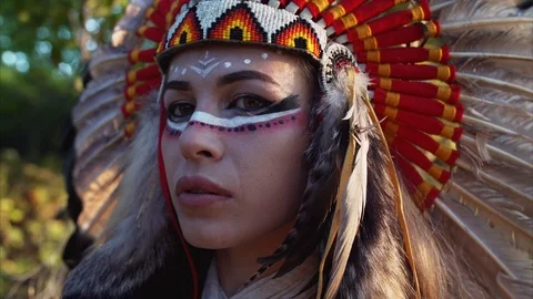 Portrait of strong beautiful indian woma... | Stock Video | Pond5