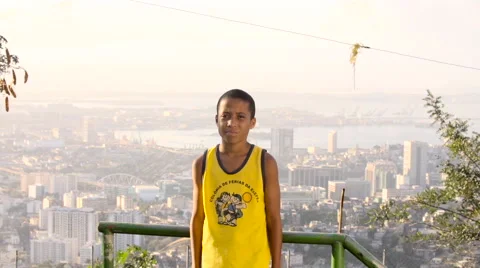 Portrait of a teenage boy wearing sando ... | Stock Video | Pond5