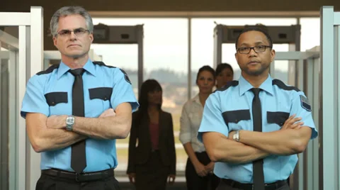 Security Guards Stock Video Footage | Royalty Free Security Guards ...