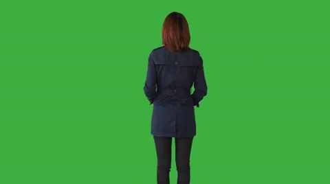 Person Standing Green Screen Stock Video Footage | Royalty Free Person ...