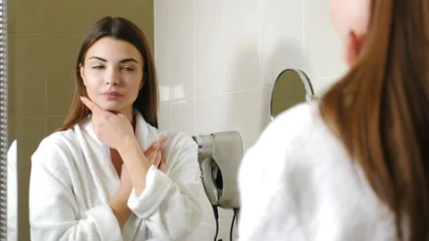 Portrait of young female hotel guest in ... | Stock Video | Pond5