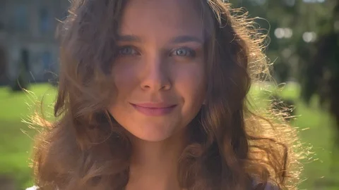 Portrait of a young smiling, laughing ca... | Stock Video | Pond5