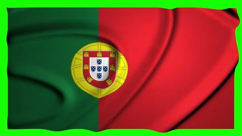portugal Animation Flag Animation Green ... | Stock Video | Pond5