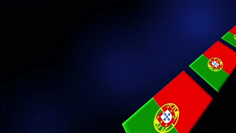 Portugal Flag Animated Background 3d Ani... | Stock Video | Pond5