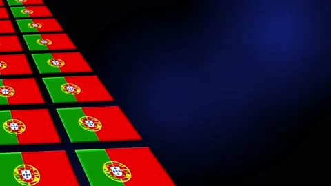 Portugal Flag Animated Background 3d Ani... | Stock Video | Pond5