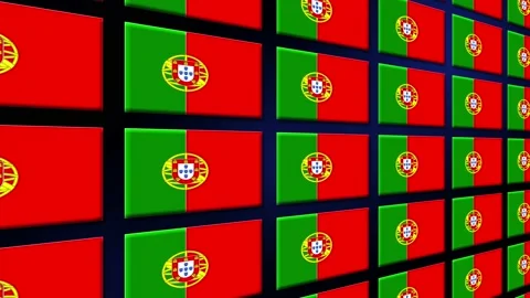 Portugal Flag Animated Background 3d Ani... | Stock Video | Pond5