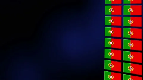 Portugal Flag Animated Background 3d Ani... | Stock Video | Pond5
