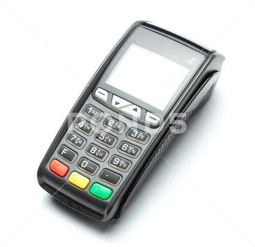 POS terminal, Payment Machine is isolated on white background ~ Hi Res ...