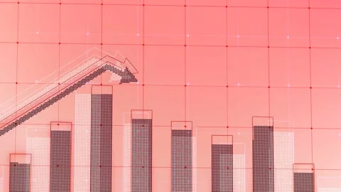 Positive business graph chart animated r... | Stock Video | Pond5