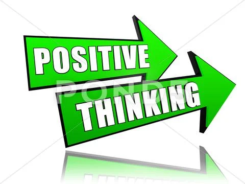 Positive thinking in arrows ~ Clip Art ~ Download #29713151