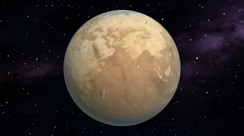 Post-apocalyptic Earth, lifeless desert.... | Stock Video | Pond5