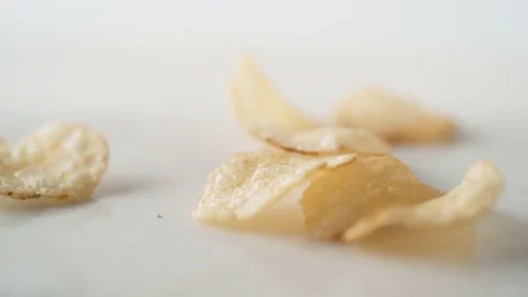 Potato Chips Falling Stock Footage ~ Royalty Free Stock Videos | Pond5