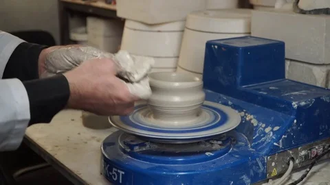 pottery cast work | Stock Video | Pond5
