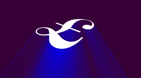 Pound sign with volumetric light effect | Stock Video | Pond5