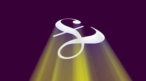 Pound sign with volumetric light effect | Stock Video | Pond5