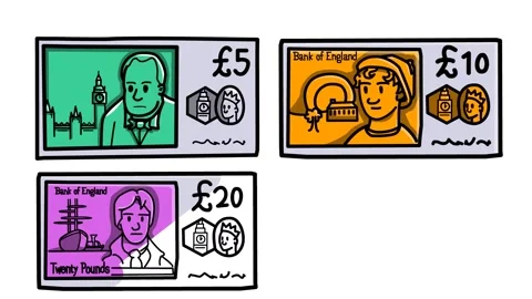 Pounds Sketch and 2d animation | Stock Video | Pond5