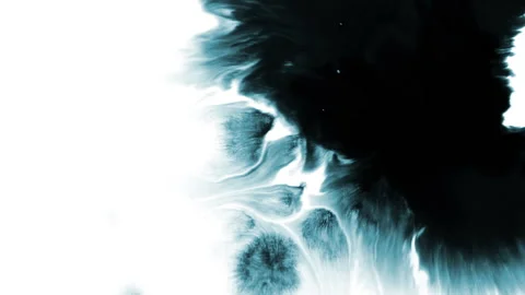 Pouring colored liquid ink on the surfac... | Stock Video | Pond5