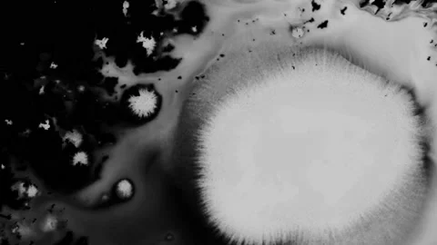 Pouring ink on the surface of the top vi... | Stock Video | Pond5