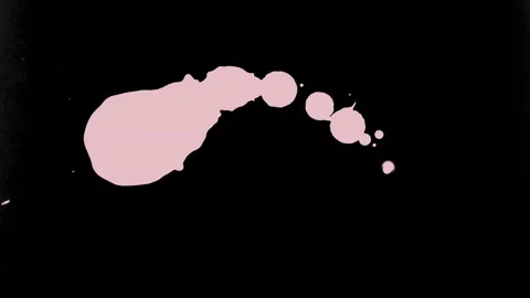 Pouring pink ink on a black background | Stock Video | Pond5