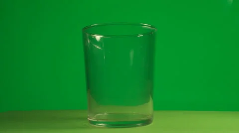 Pouring Soda In A Glass On A Green Scree... | Stock Video | Pond5