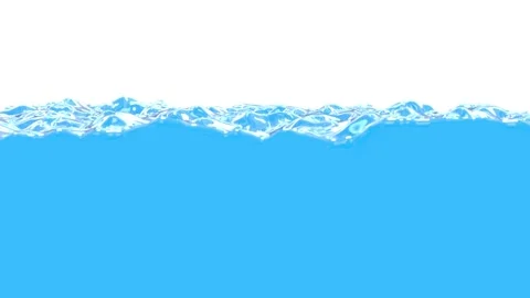 Pouring water filling the screen 3D anim... | Stock Video | Pond5