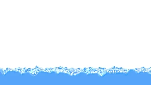 Pouring water screen fill 3D animation w... | Stock Video | Pond5