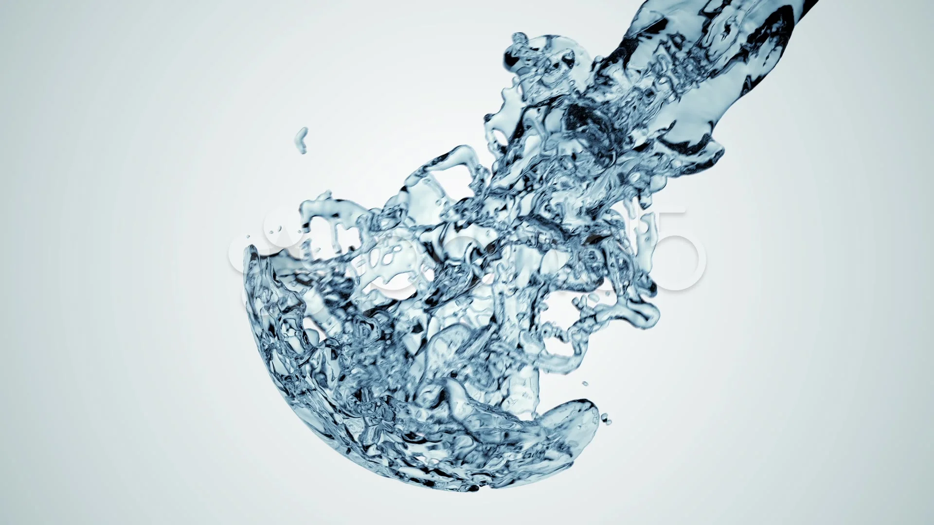 Pouring Water Splash