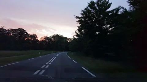 POV Car driving on the Dutch state road,... | Stock Video | Pond5