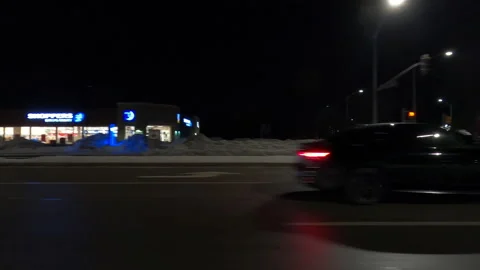 POV dark night side view Chinese city pl... | Stock Video | Pond5