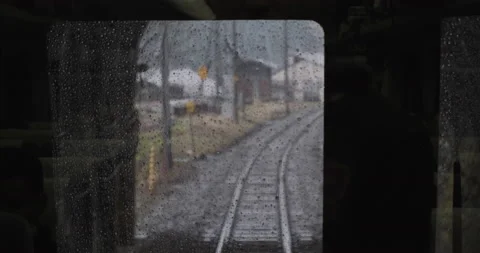 Pov driving forward facing view from tra... | Stock Video | Pond5