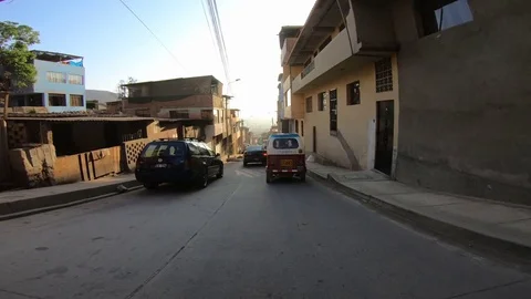 POV driving in Slums of Lima, Peru | Stock Video | Pond5