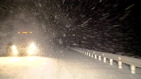 Night Snow Storm Stock Videos – Royalty-Free HD & 4K Videos | Pond5