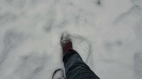 Step Snow Stock Video Footage | Royalty Free Step Snow Videos | Pond5